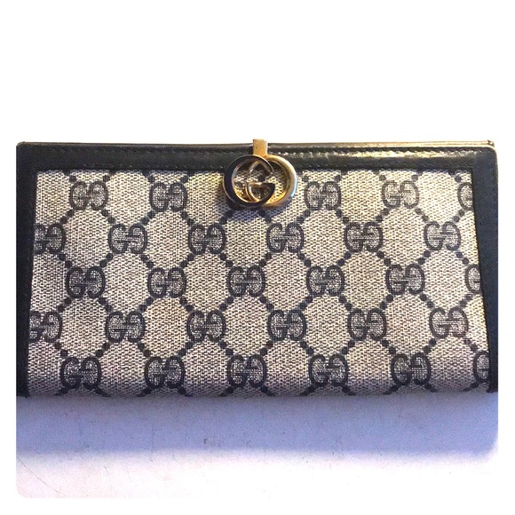 Gucci | Bags | Vintage Gucci Monogram Wallet | Poshmark